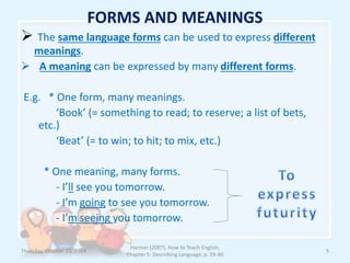 Describing Language | PPTX