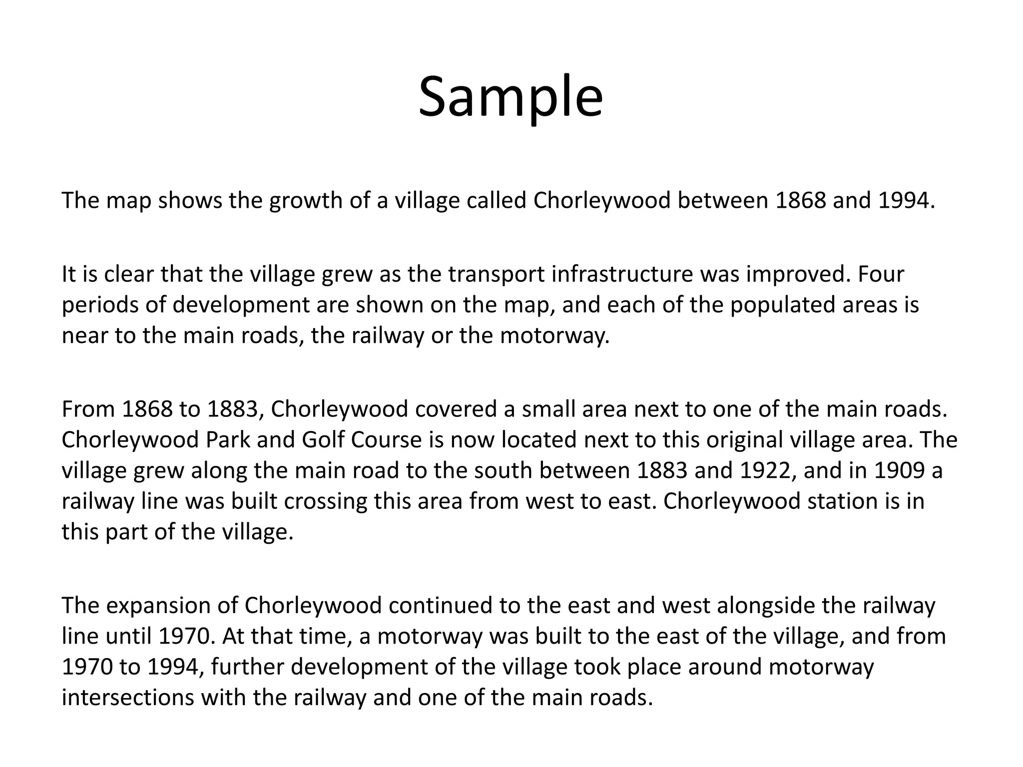 IELTS Task 1 Describing Maps | PPTX