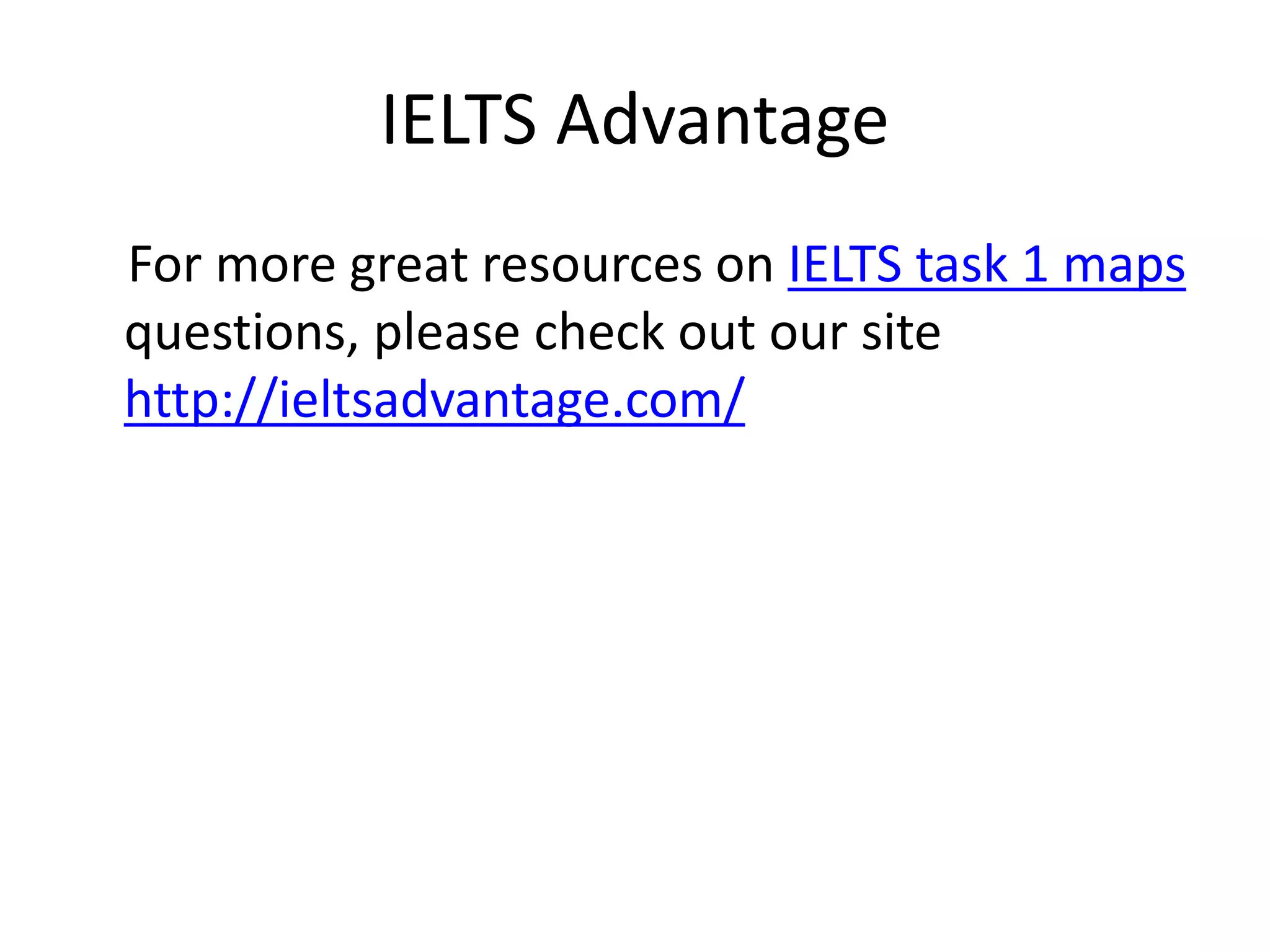IELTS Task 1 Describing Maps | PPTX