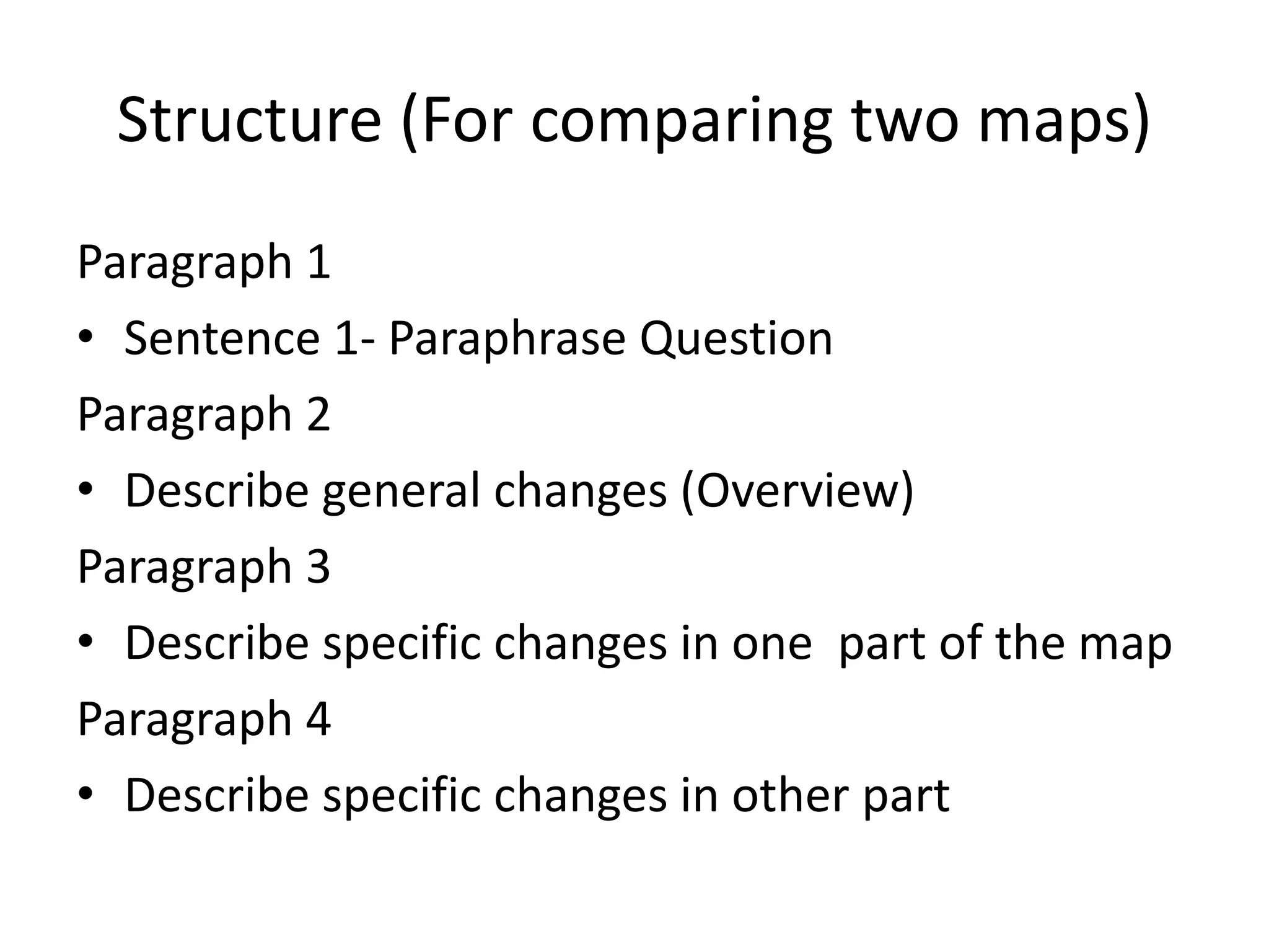 IELTS Task 1 Describing Maps | PPTX