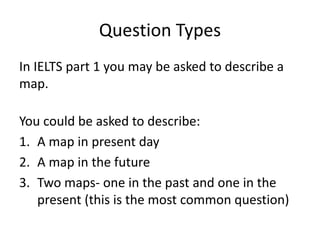 IELTS Task 1 Describing Maps | PPTX