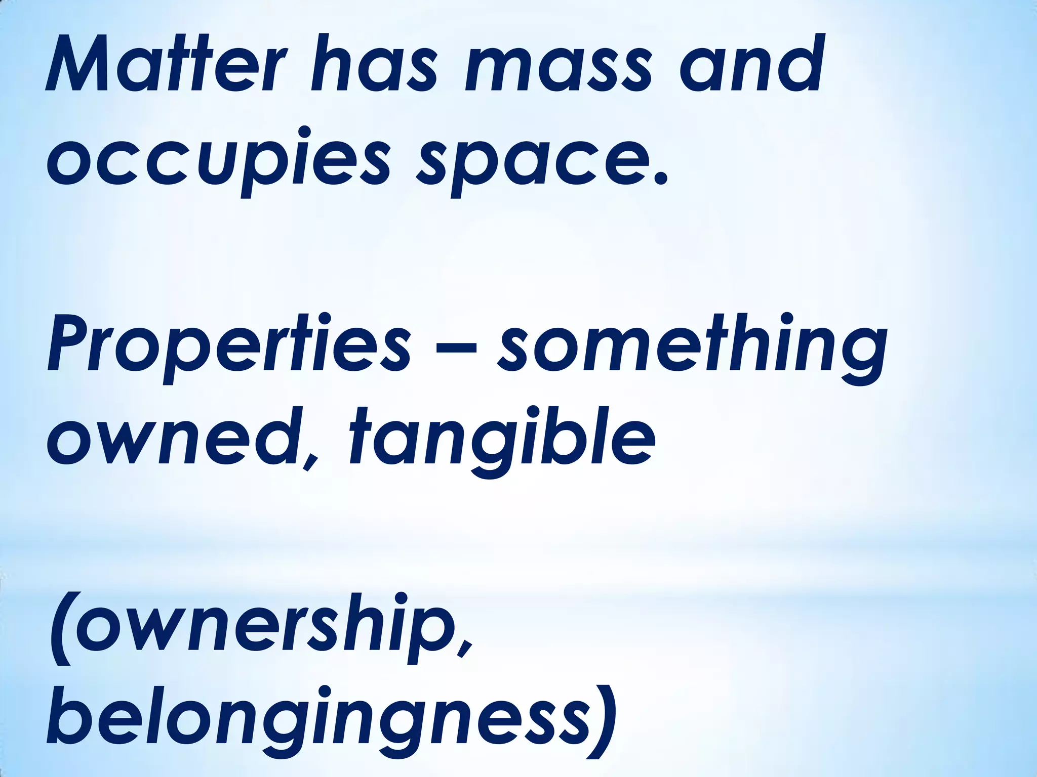 Describing Matter for Kids | PPTX