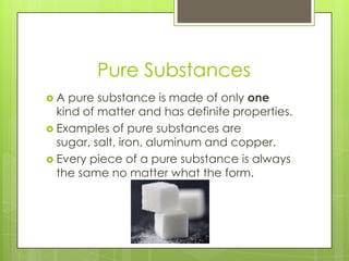 Describing matter powerpoint | PPTX