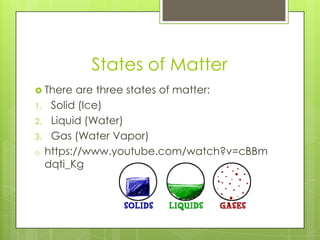 Describing matter powerpoint | PPTX