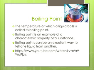 Describing matter powerpoint | PPTX