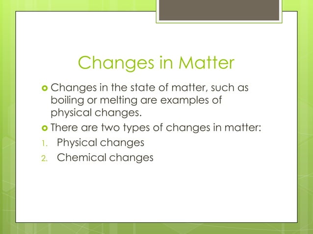 Describing matter powerpoint | PPTX