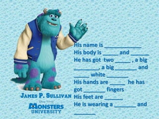 Describing monsters picture | PPTX