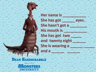 Describing monsters picture | PPTX