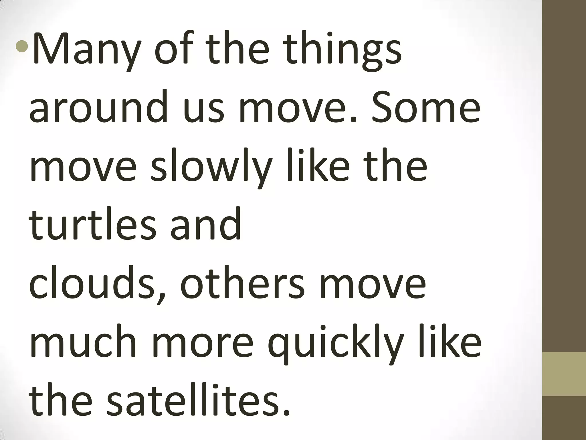 Describing motion | PPTX