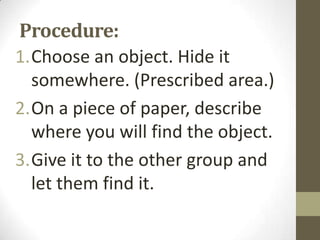 Describing motion | PPTX