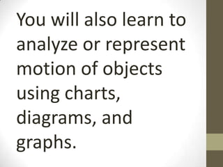 Describing motion | PPTX