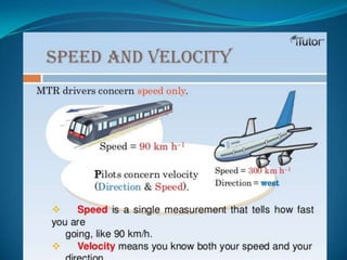 "Describing motion" power point for chapter 2/ block 1, for the 9th ...