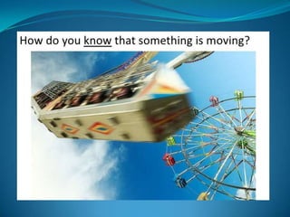 "Describing motion" power point for chapter 2/ block 1, for the 9th ...