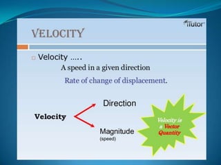 "Describing motion" power point for chapter 2/ block 1, for the 9th ...