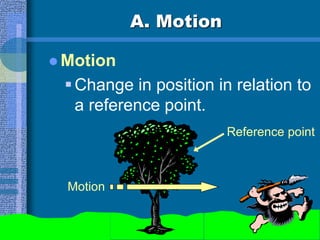 Describing motion, velocity, displacement | PPT
