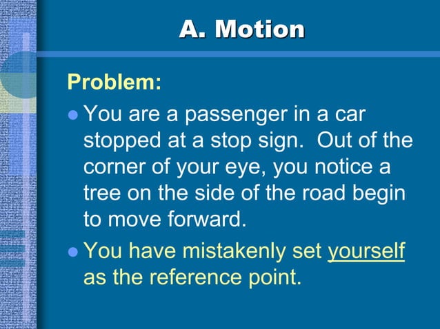 Describing motion, velocity, displacement | PPT