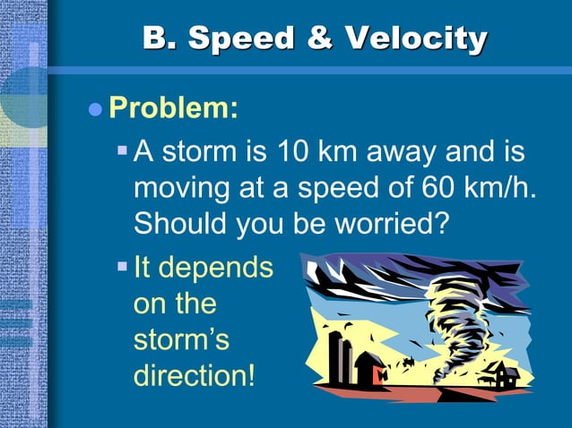 Describing motion, velocity, displacement | PPT