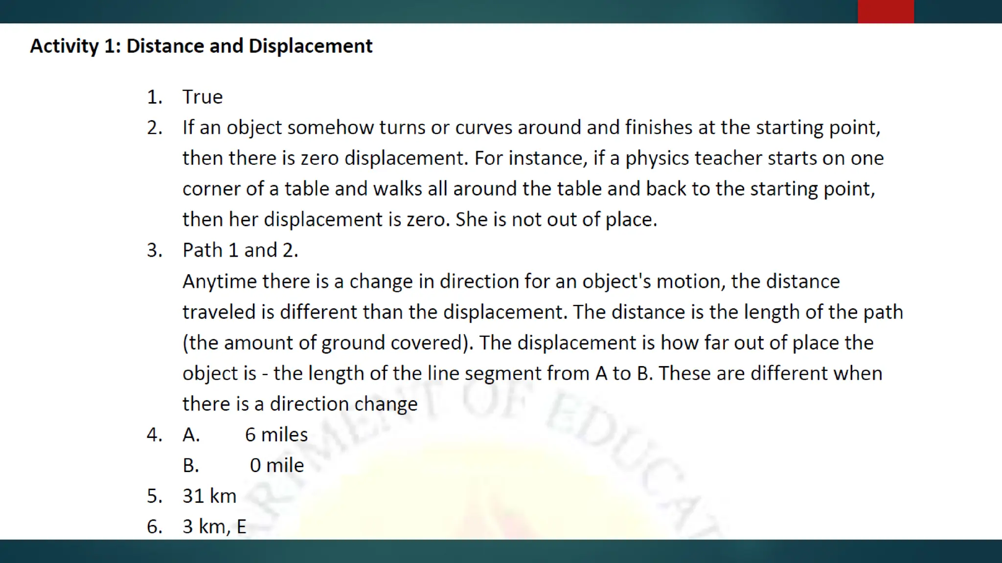 describing motion and different physical quantities | PPTX