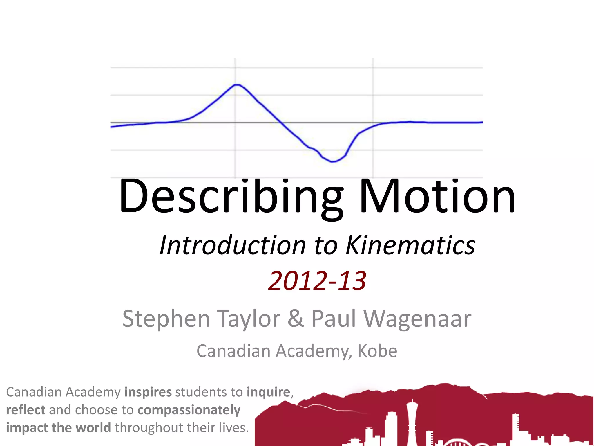 Describing Motion 2012 | PPT