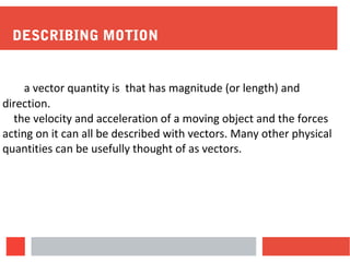 Describing motion 8 | ODP
