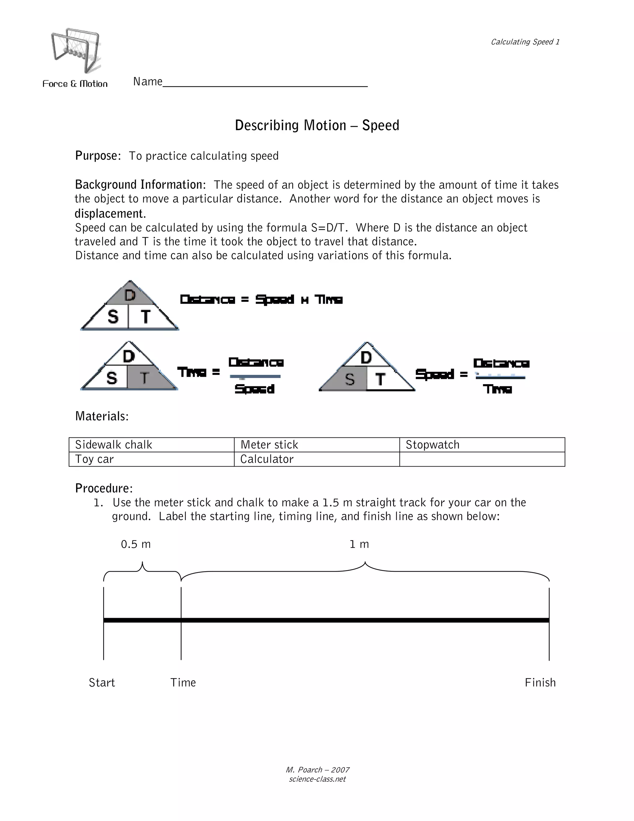 Describing motion speed | PDF