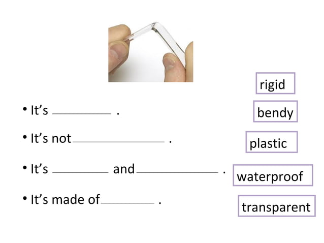 Describing objects | PPT | Science