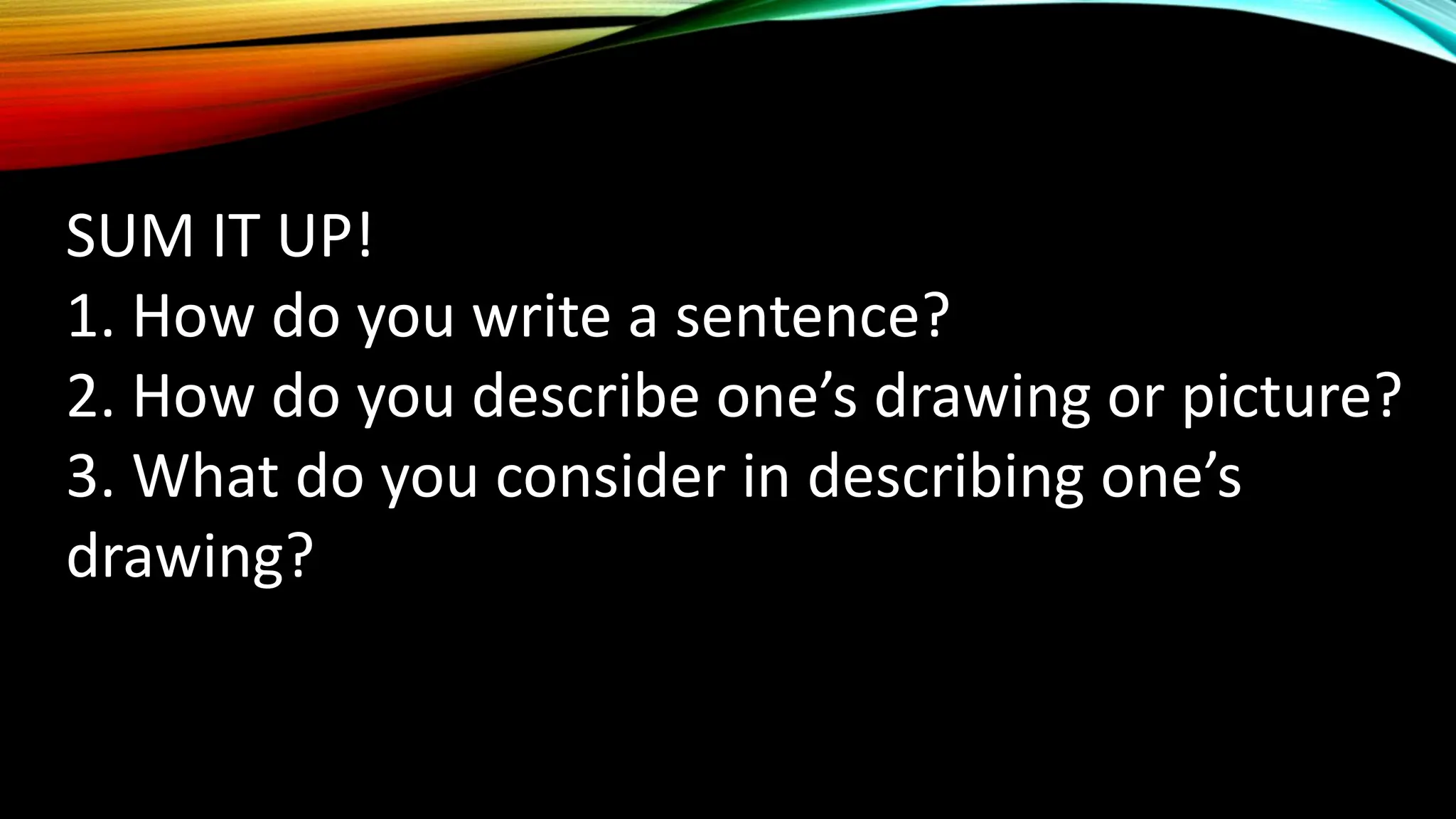 Describing One’s Drawing.pptx