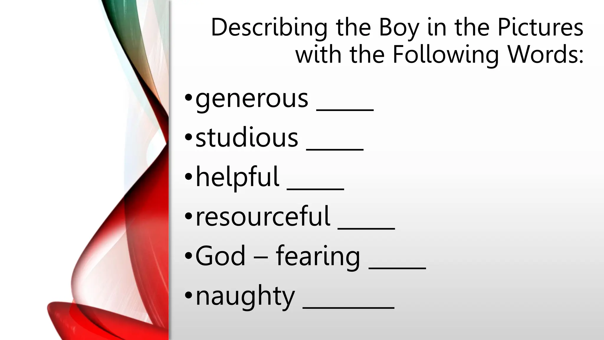 Describing One’s Drawing.pptx
