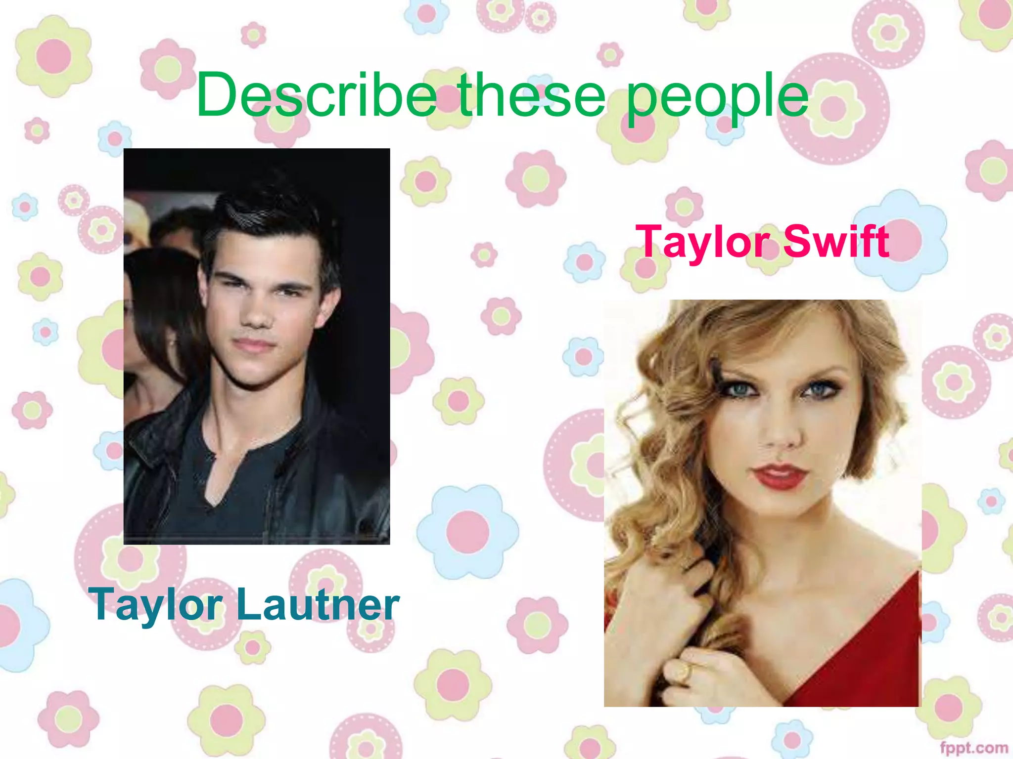 DESCRIBING PEOPLE | PPTX