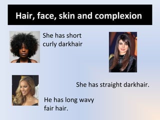 Describing people | PPT