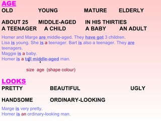 Describing people | PPT