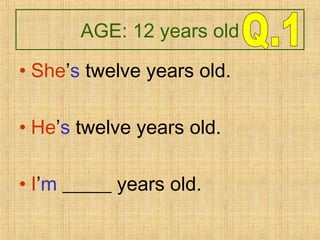 Describing people | PPT | Free Download