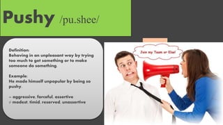 Vocabulary list - Describing people.pptx