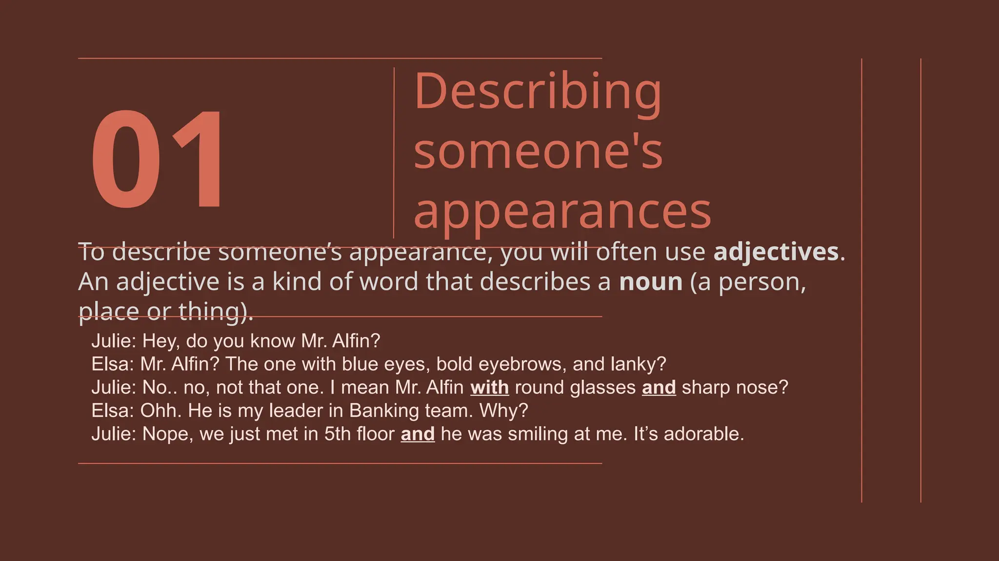 Describing People - Speaking for General Communication.pptx | Resume ...