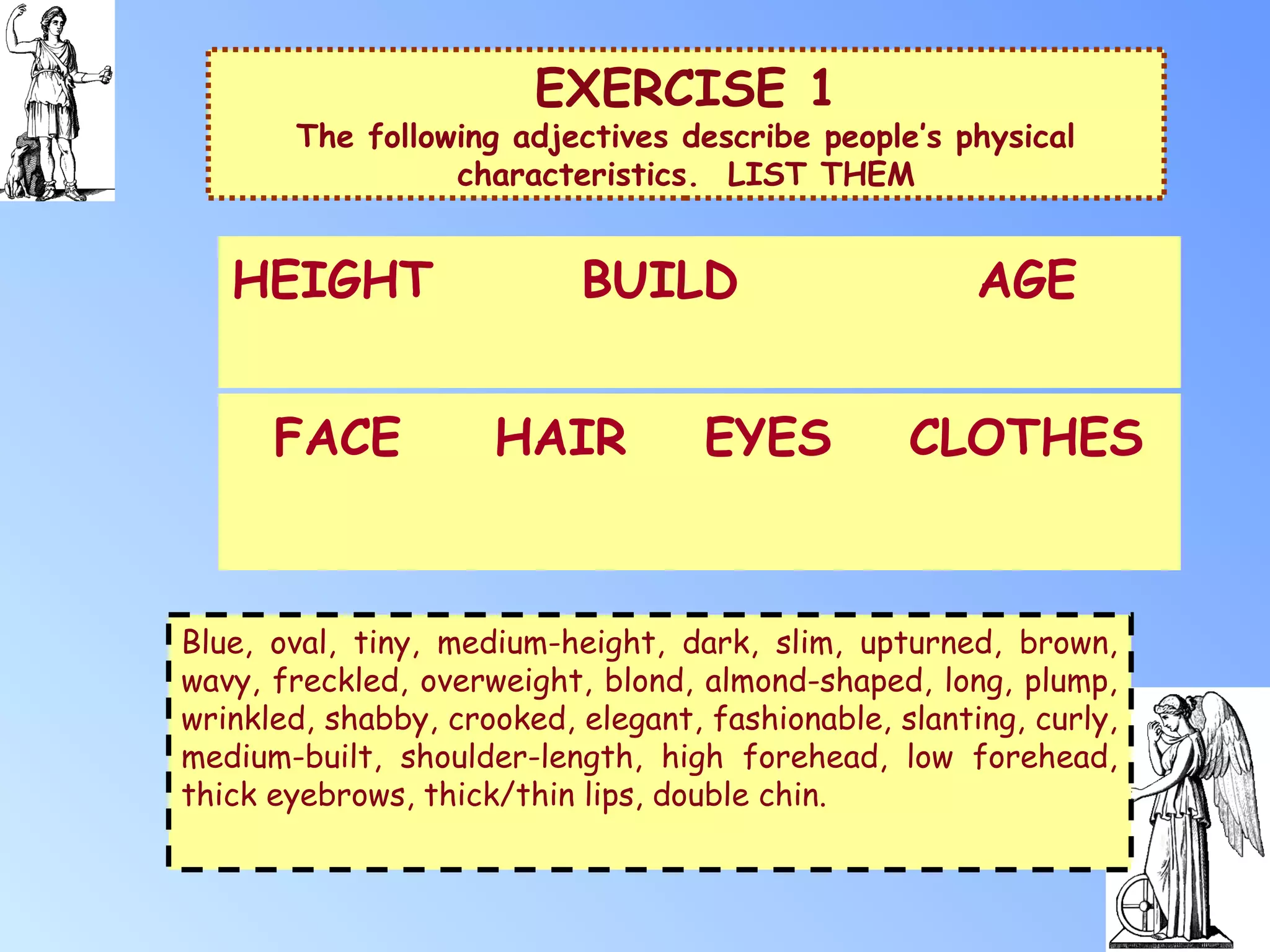 Describing people | PPT