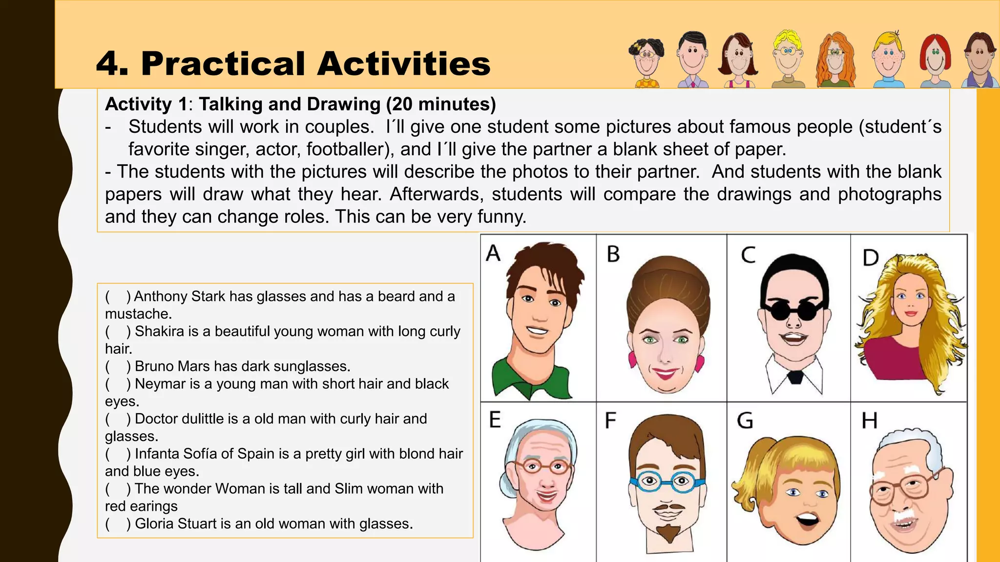 Describing people lesson plan | PPTX | Educational Assessment | Education