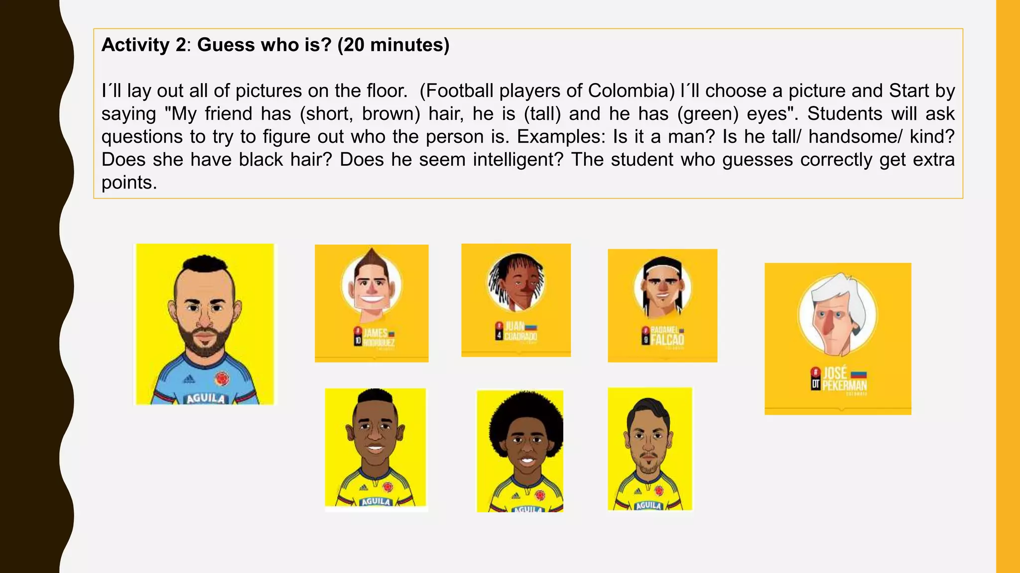 Describing people lesson plan | PPTX | Educational Assessment | Education