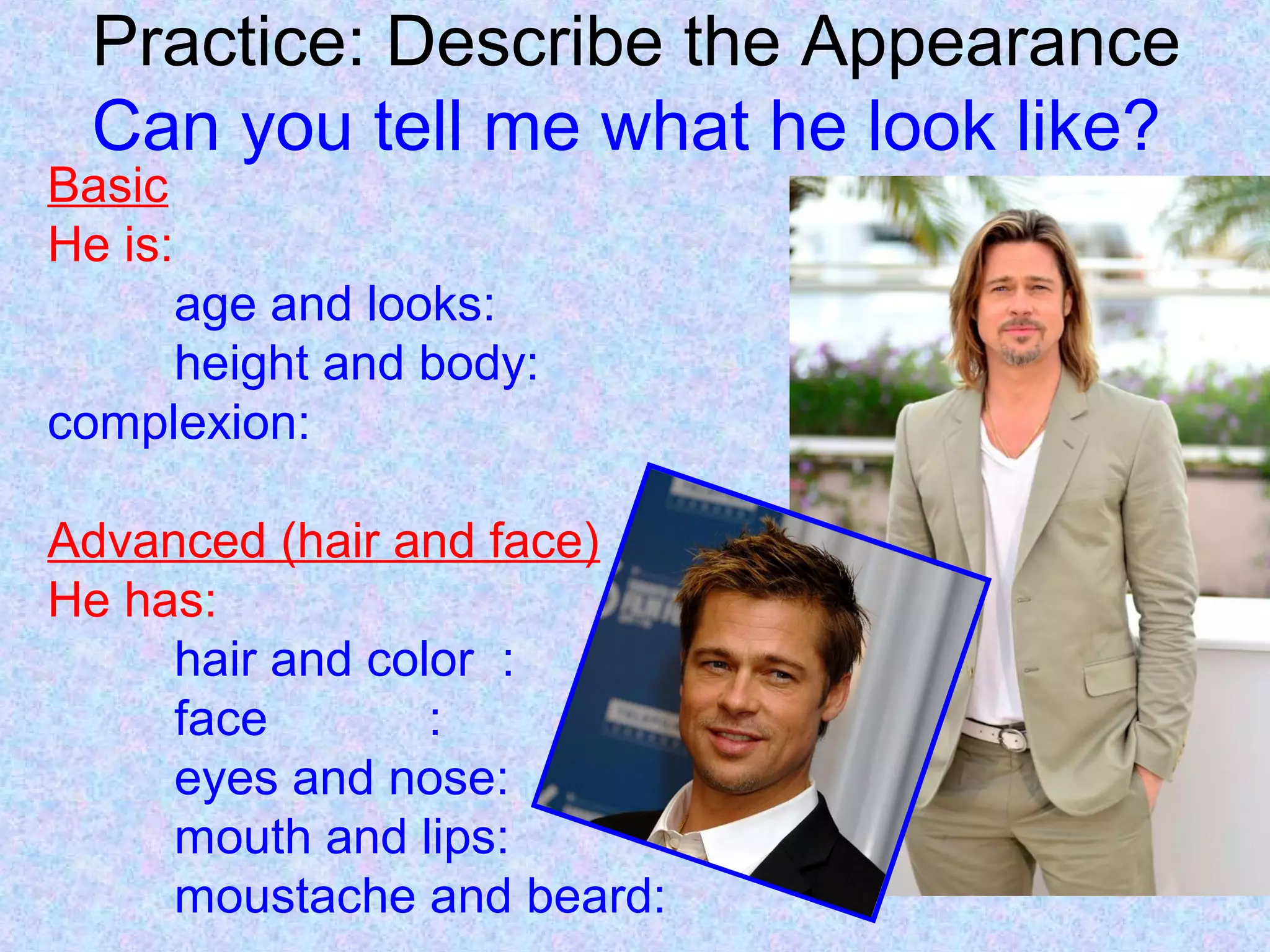 Describing People (ESL) | PPT