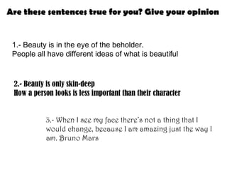 Describing people sentences | PPT