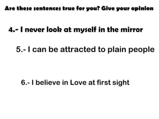 Describing people sentences | PPT