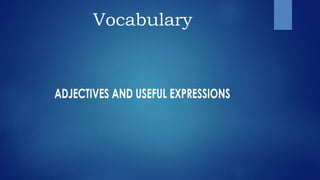 Describing personalities | PPTX