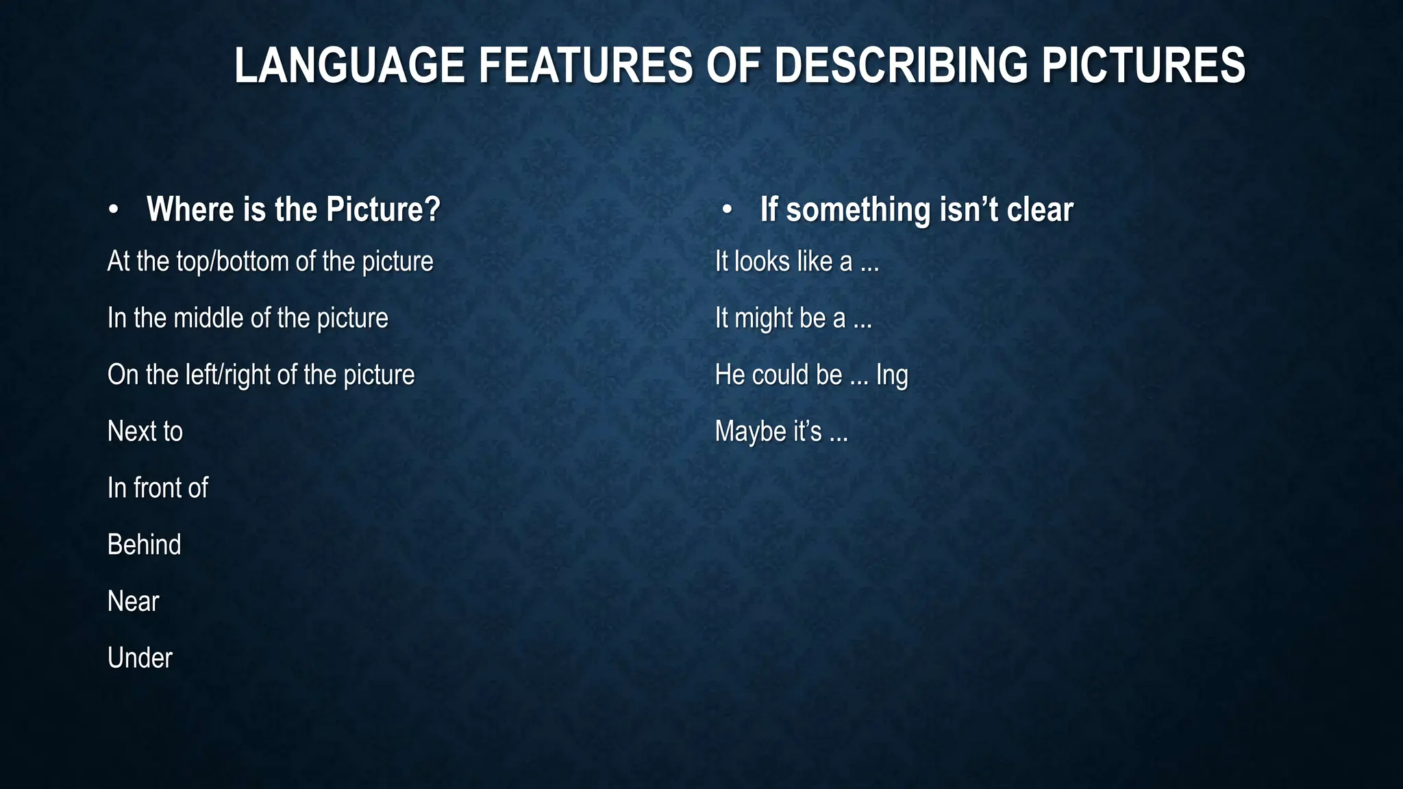 DESCRIBING PICTURES.pptx