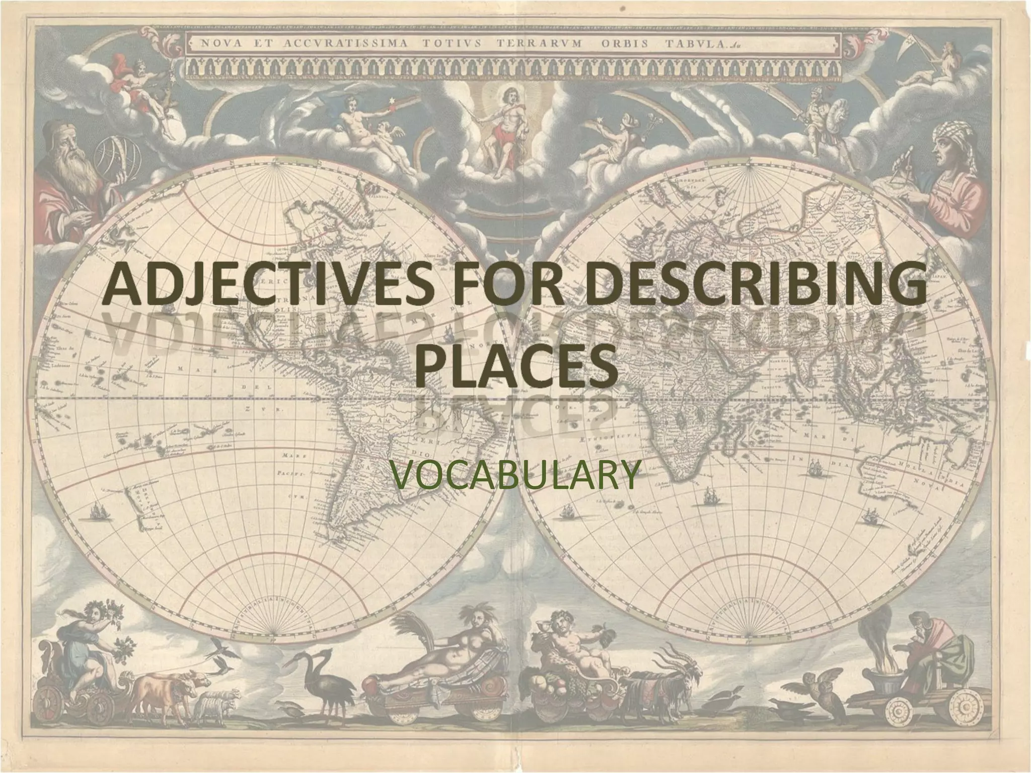 adjectives to describe places | PPT
