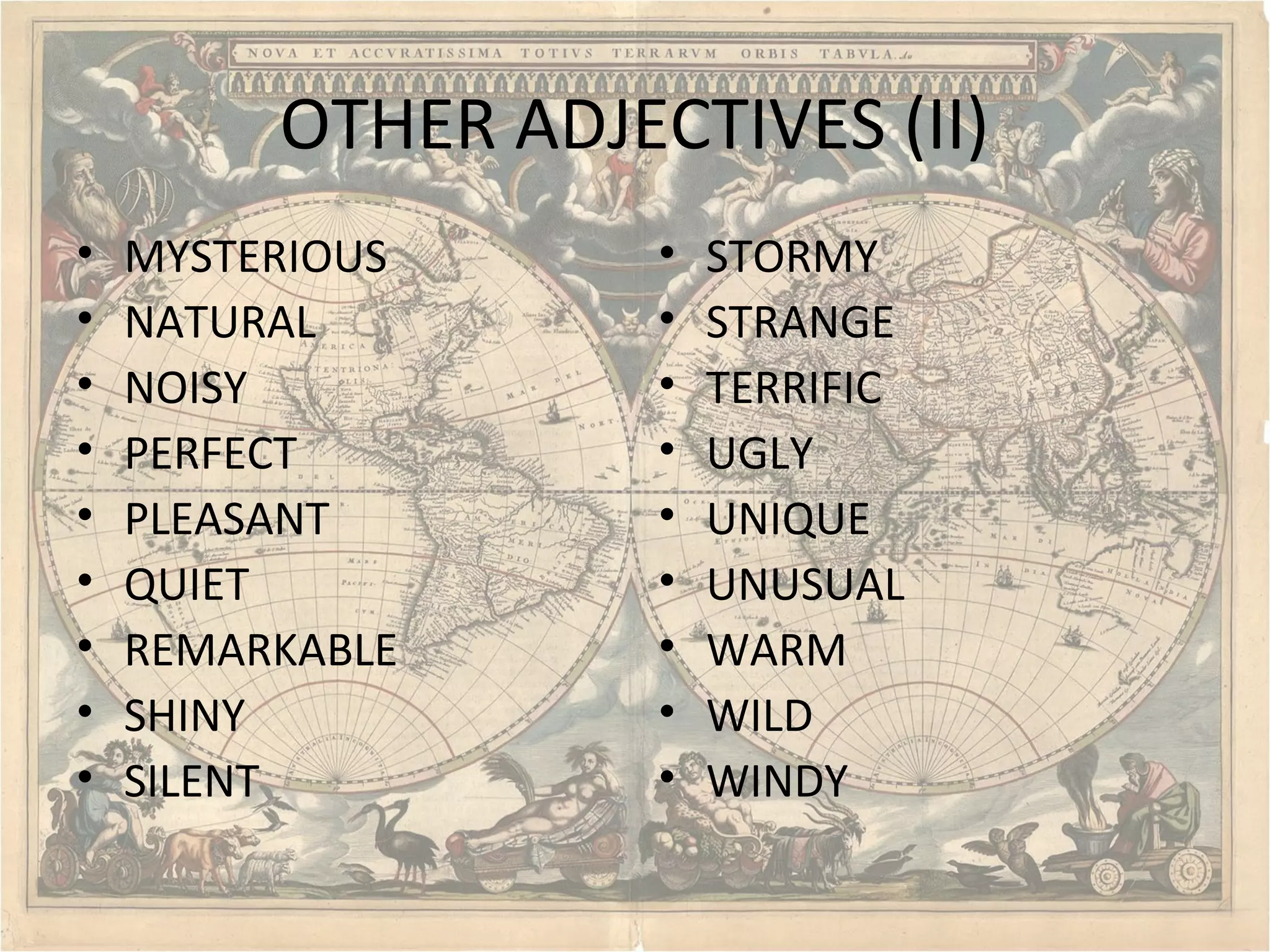 adjectives to describe places | PPT