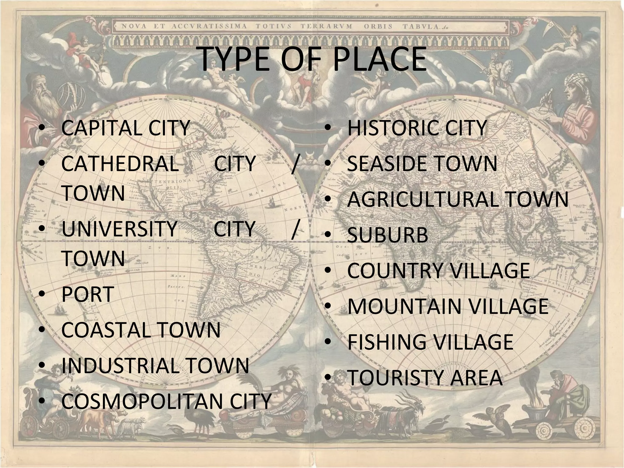 Adjectives for describing places 1 | PPT