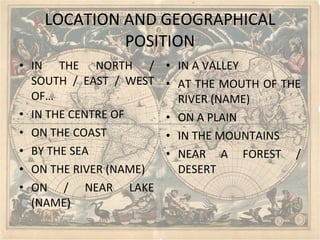 Adjectives for describing places 1 | PPT