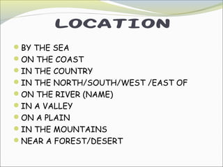 Describing places | PPT