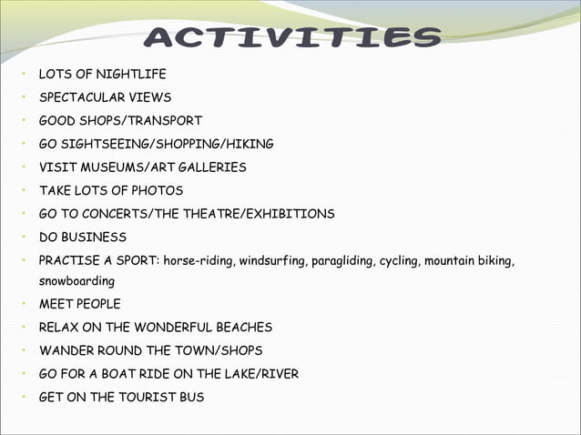Describing places | PPT
