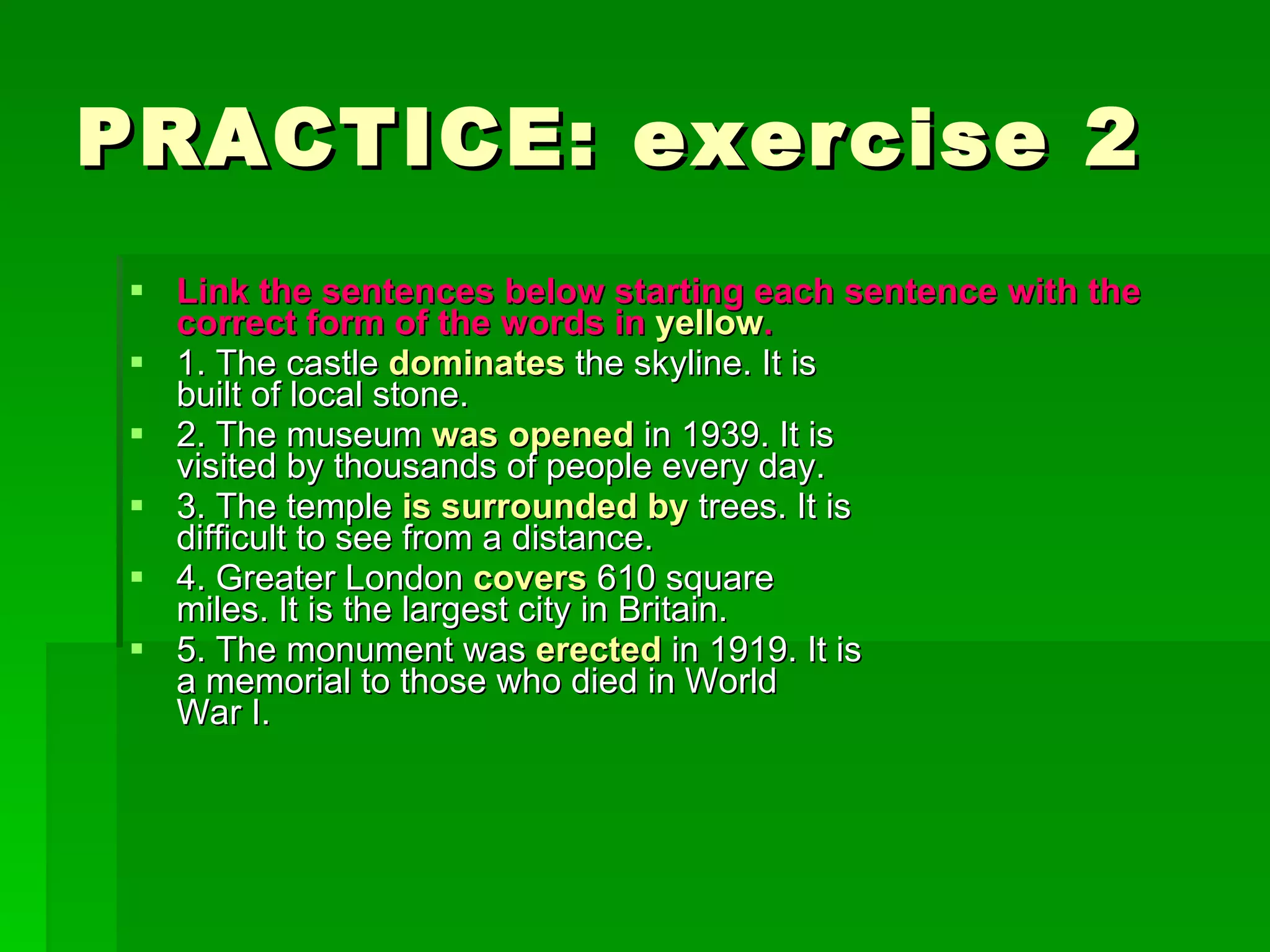 Describing Places And Buildings | PPT