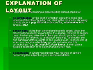Describing Places And Buildings | PPT